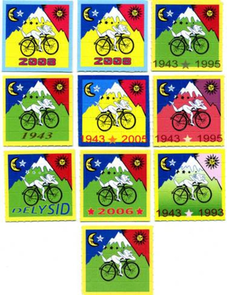 10 Albert Hofmann LSD Bike Ride Kollektion. - Etsy.de