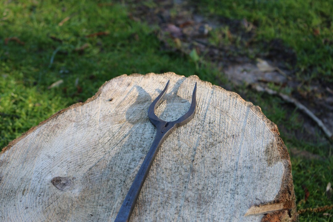 Hand Forged Toasting Fork, Toasting Fork Made From Horseshoes, Upcycled ...