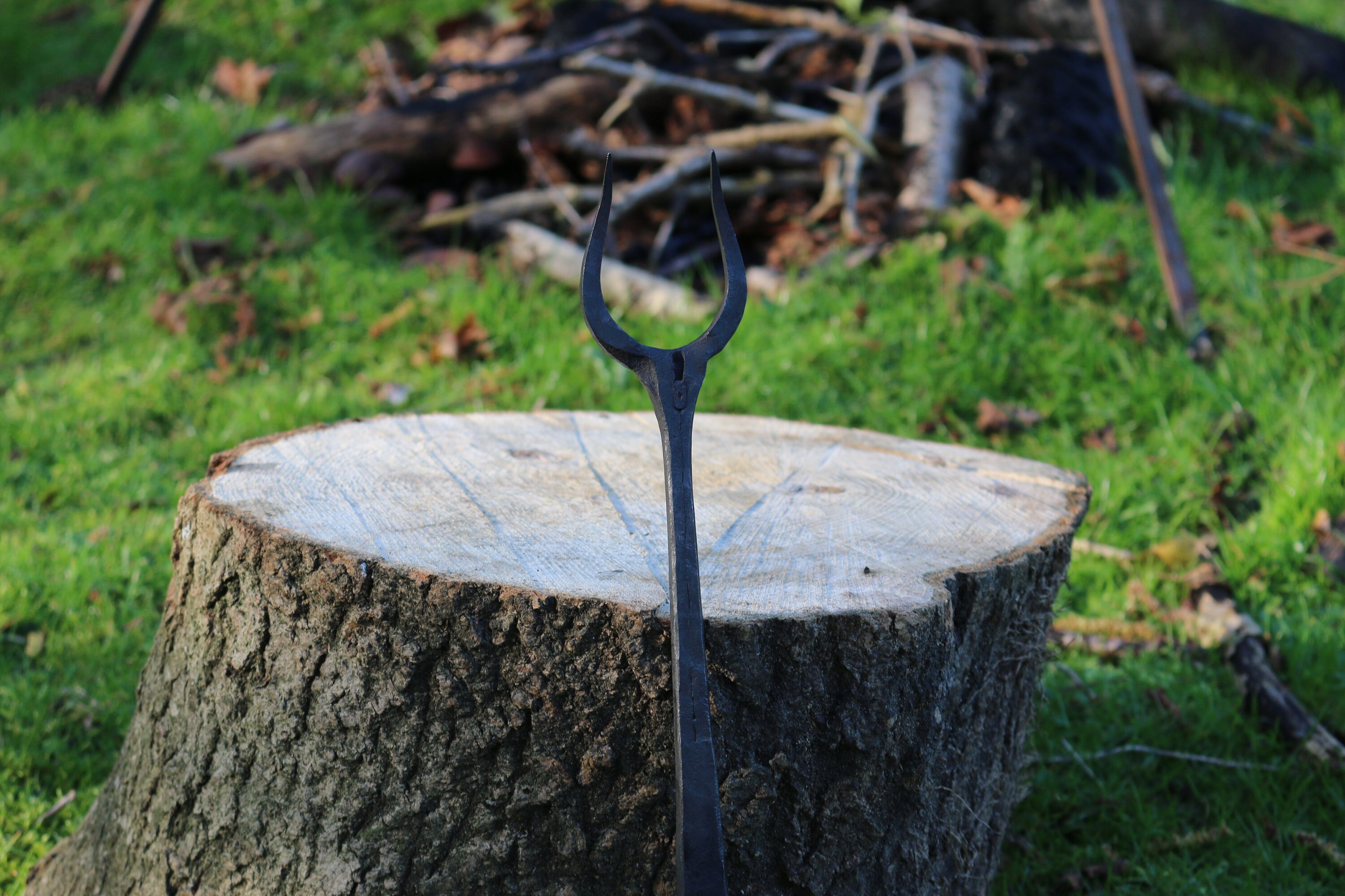 Hand Forged Toasting Fork, Toasting Fork Made From Horseshoes, Upcycled ...