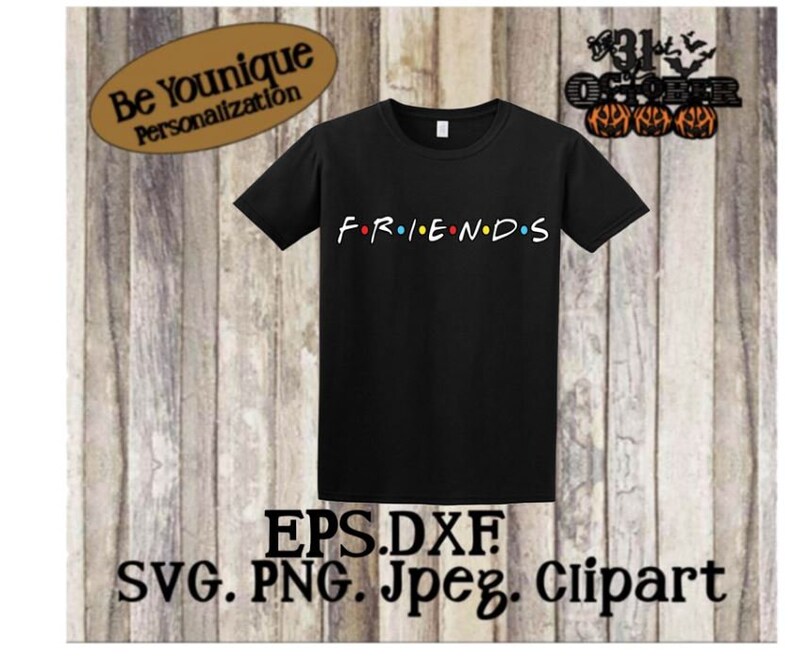 Friends SVG File Iconic Friends Logo Svg Friends TV Show - Etsy