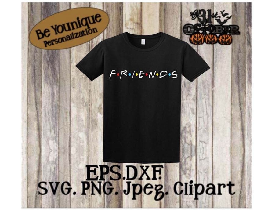 Friends SVG File Iconic Friends Logo Svg Friends TV Show - Etsy