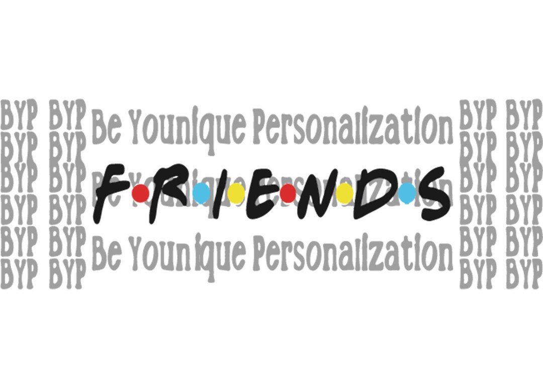 Friends SVG File Iconic Friends Logo Svg Friends TV Show - Etsy