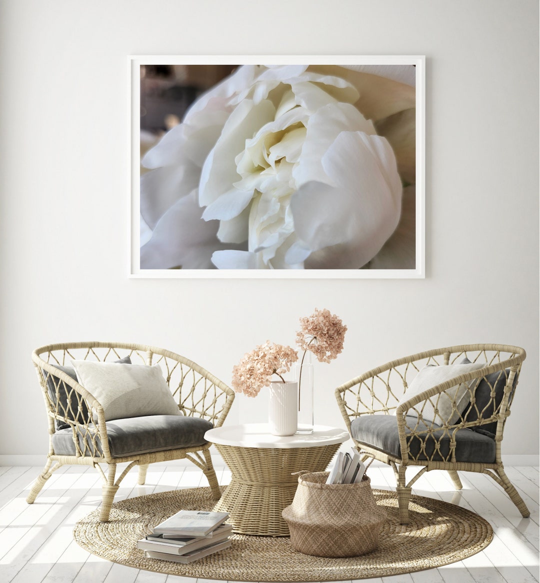 Peony Poesy Digital Print, Home Wall Decor, Peonies, California, Macro ...