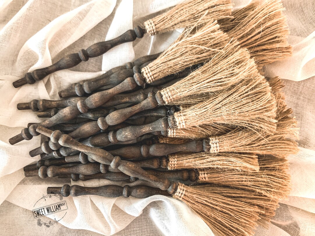Spindle Witches Brooms, Mini Broomstick, Halloween Tiered Tray Decor ...