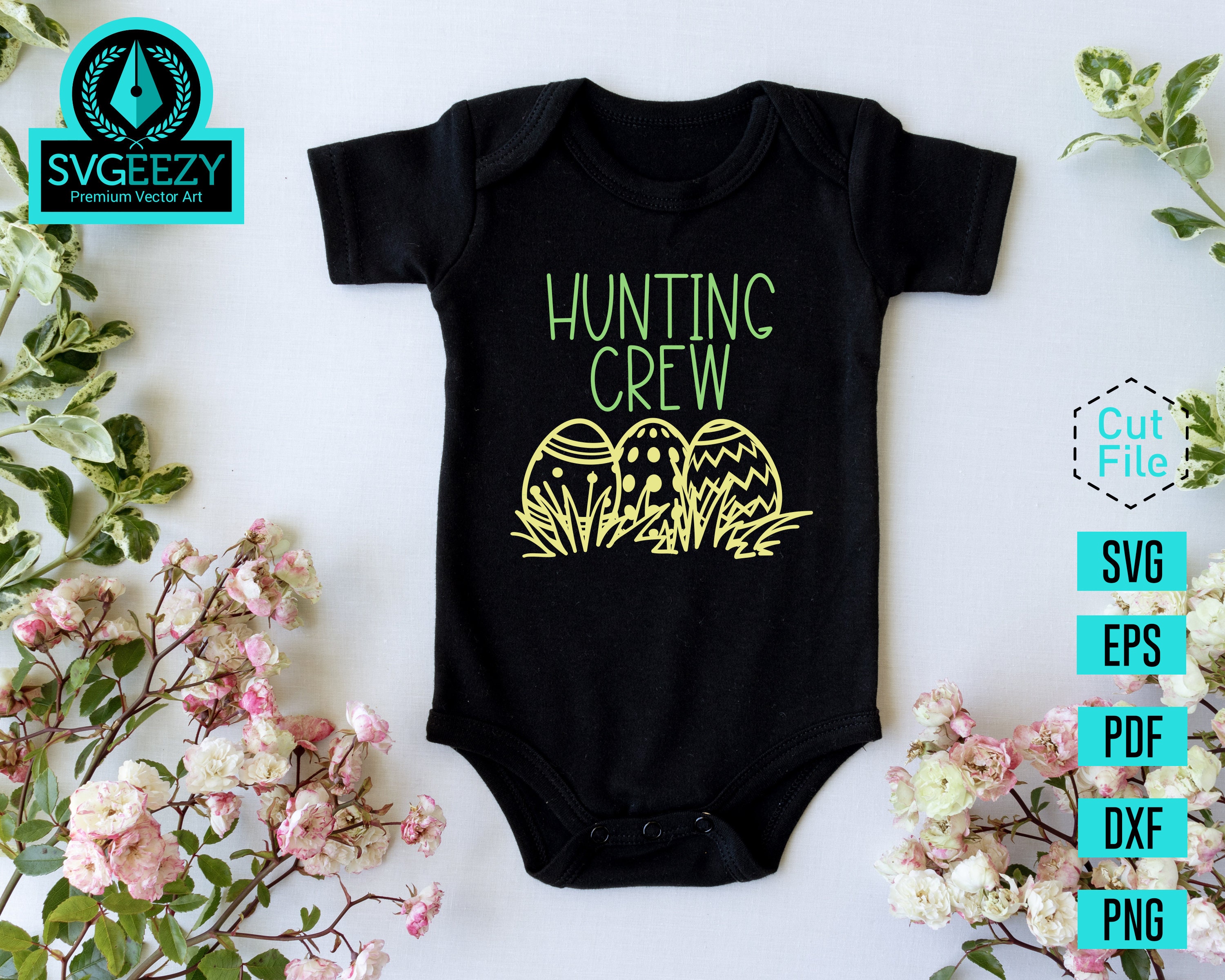 Hunting Crew SVG Easter Egg Hunt Easter Egg Kids Svg | Etsy