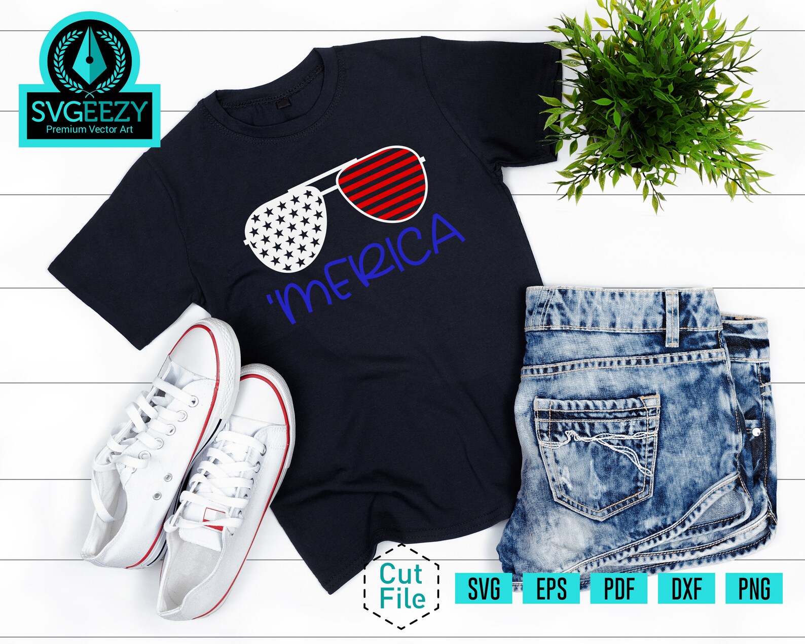 Merica SVG Patriotic SVG Memorial Day Svg 4th of July Svg - Etsy