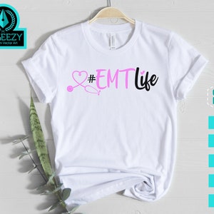 EMT Life SVG, EMT Life, Emergency Medical Technician File, Stethoscope ...