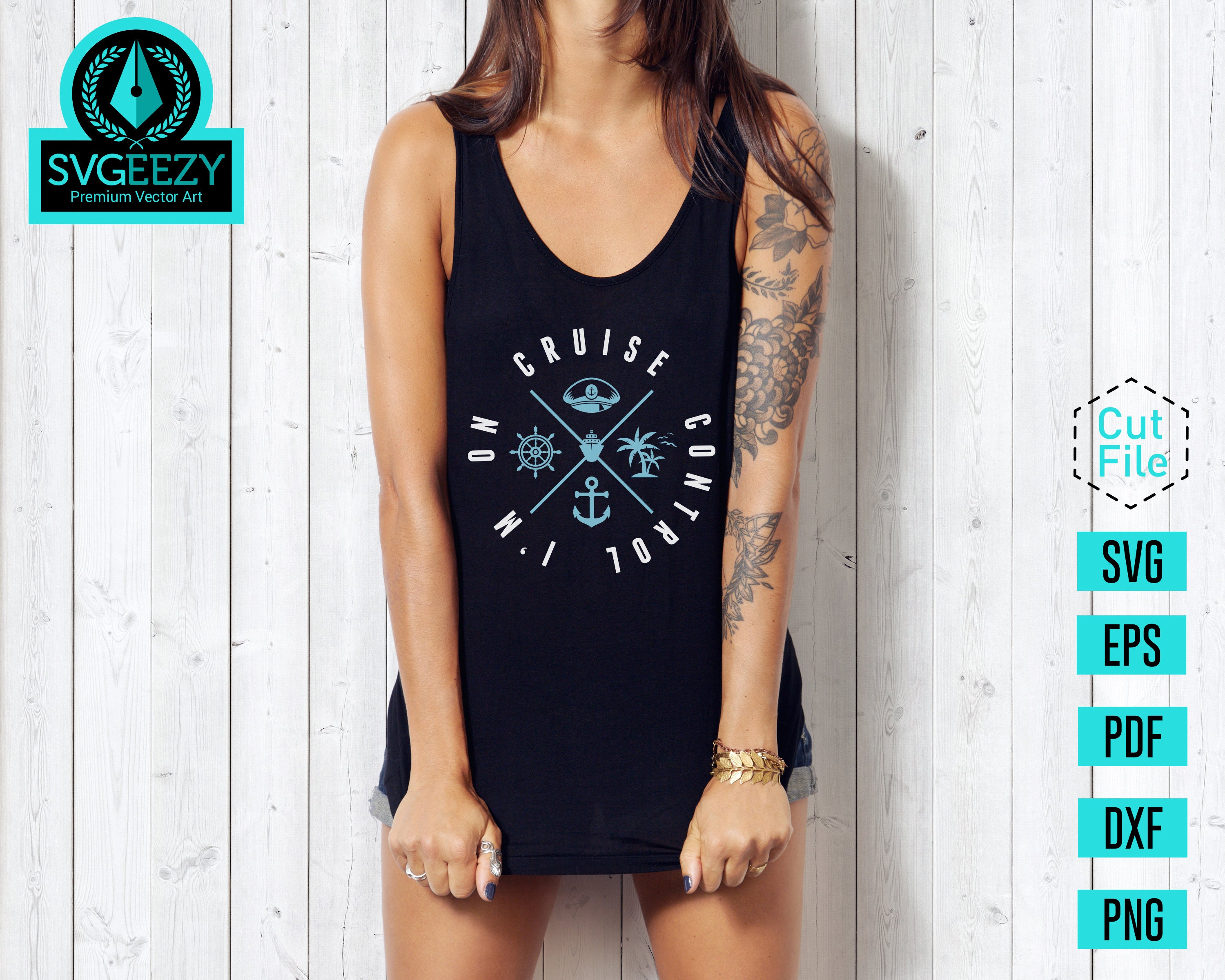 I'm on Cruise Control SVG Spring Break Spring Break | Etsy