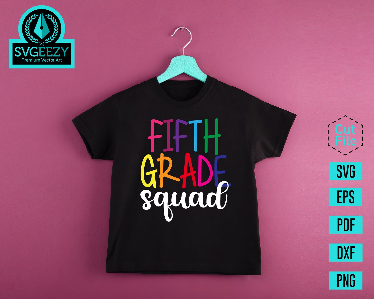 Fifth Grade Squad SVG Fifth Grade Squad 5th Grade Svg 5th - Etsy