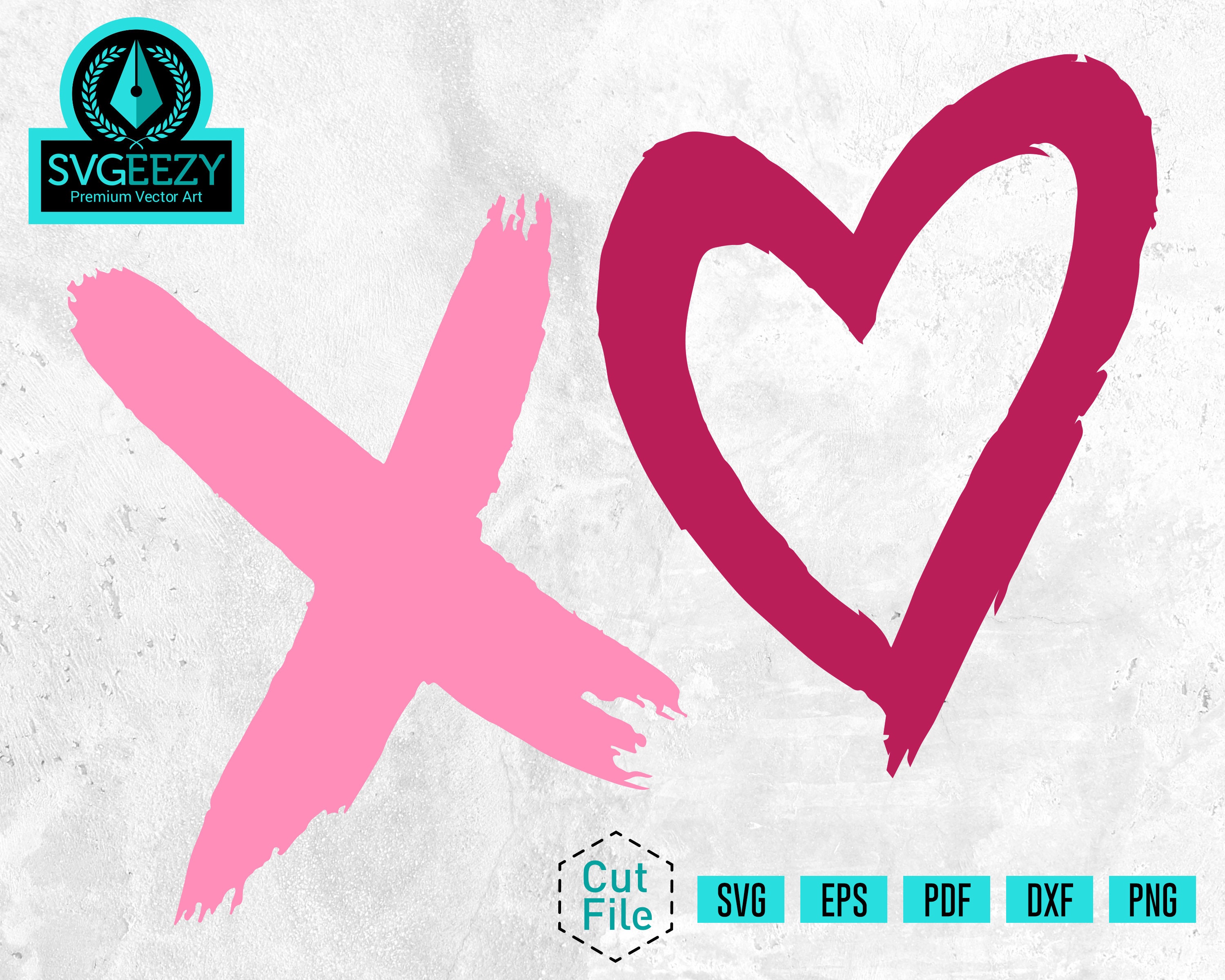 XO SVG Valentines Day Svg Heart Svg Valentine Svg - Etsy Hong Kong