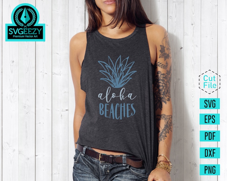 Aloha Beaches SVG Spring Break Svg Spring Break Crew Summer - Etsy
