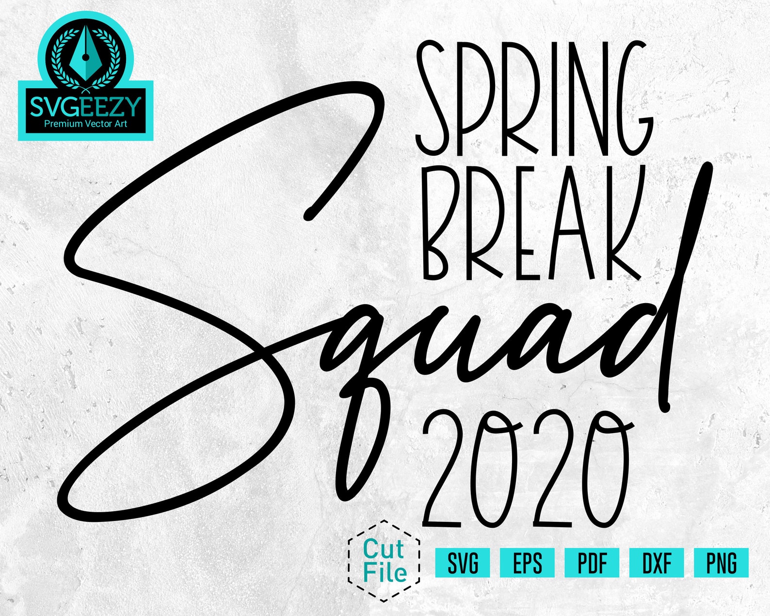 Spring Break Squad 2020 SVG Spring Break Svg Spring Break - Etsy