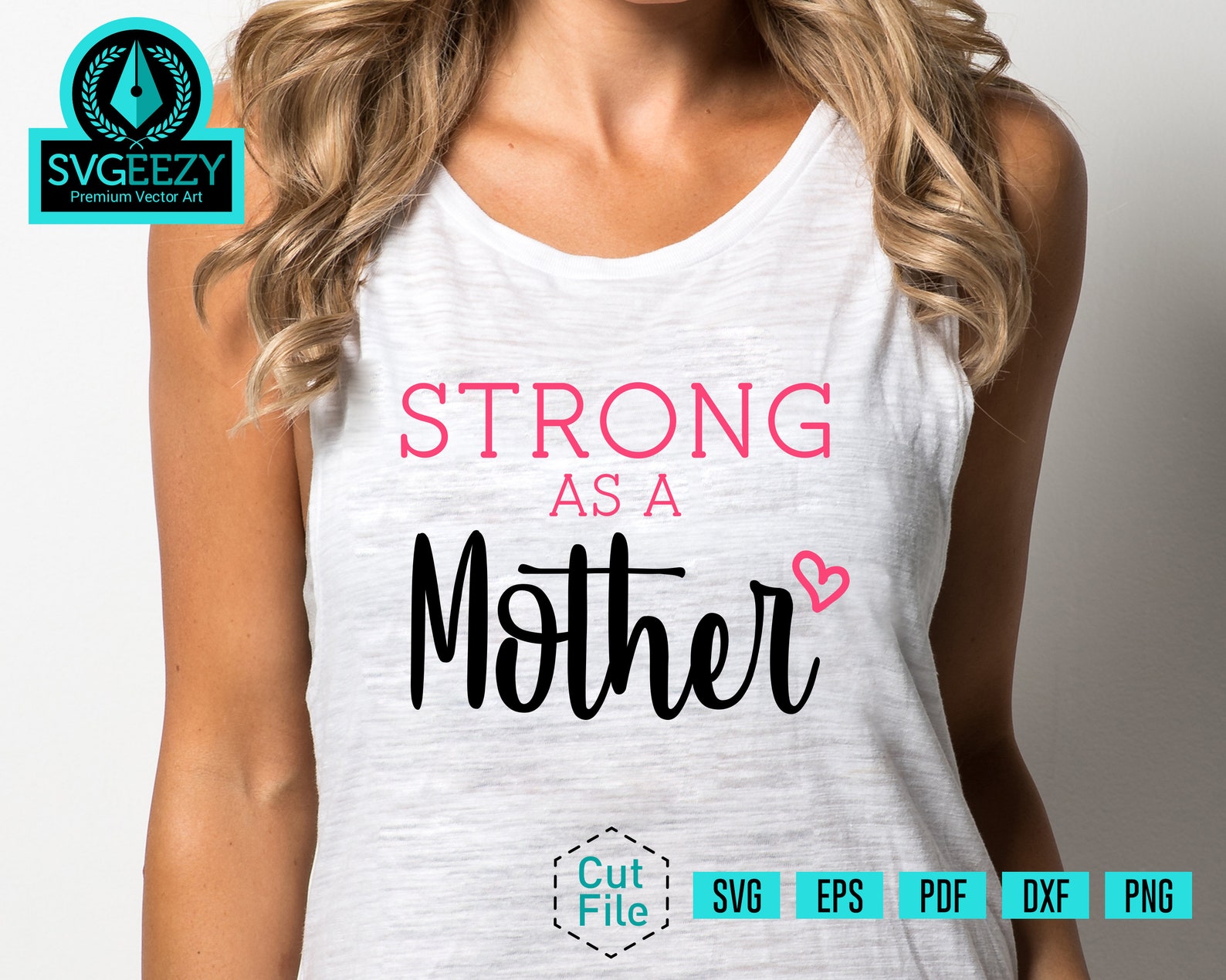 Strong as a Mother SVG Strong Mom Strong as a Mother - Etsy