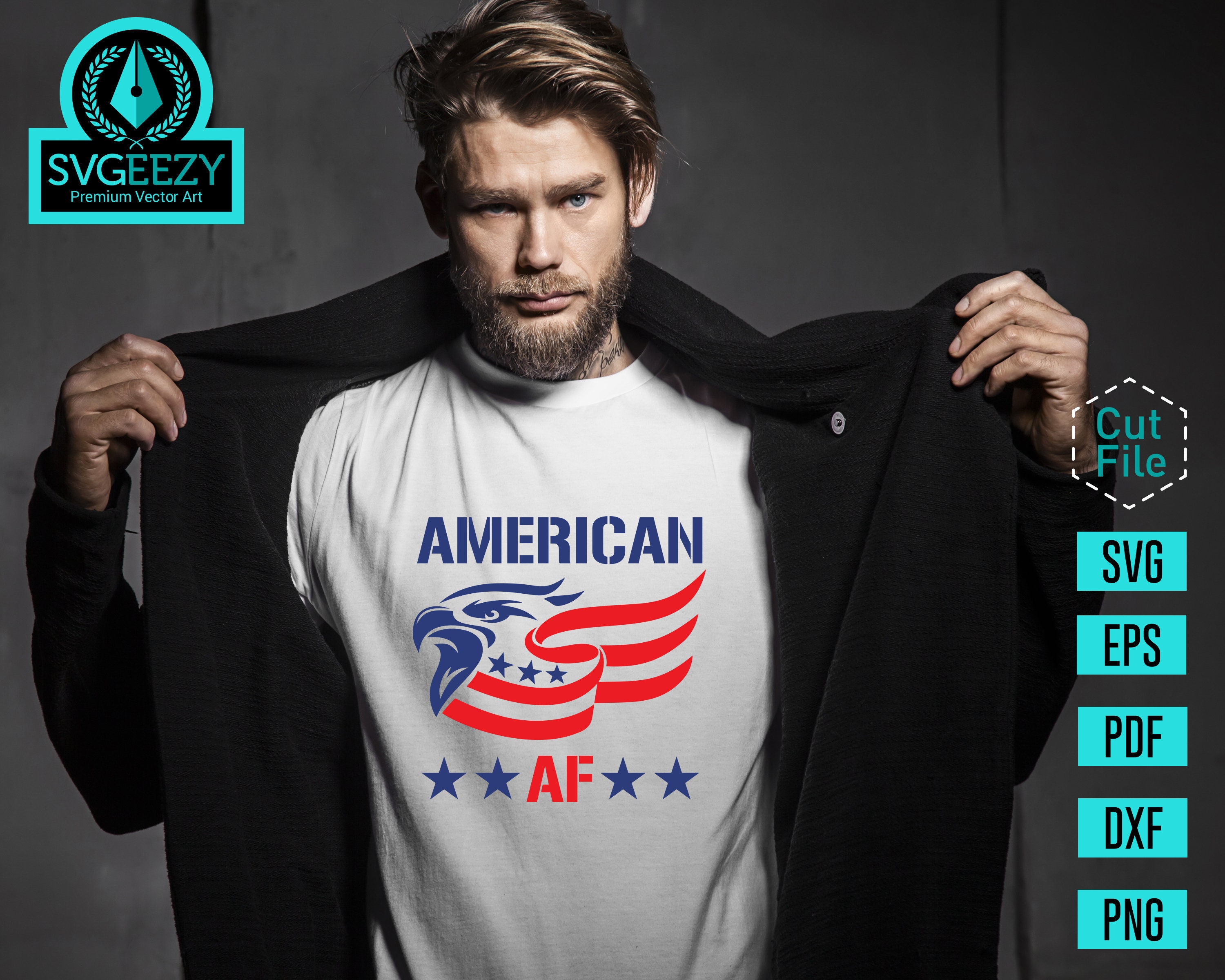 American AF Svg America Svg 4th of July Independence Day - Etsy