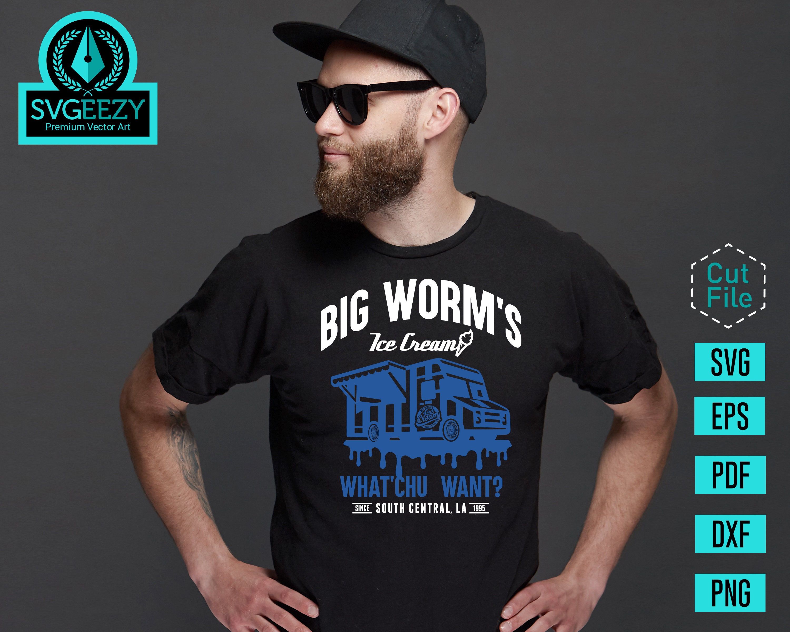 Big Worm SVG Mens Rapper Shirt Deebo's Friday Movie - Etsy