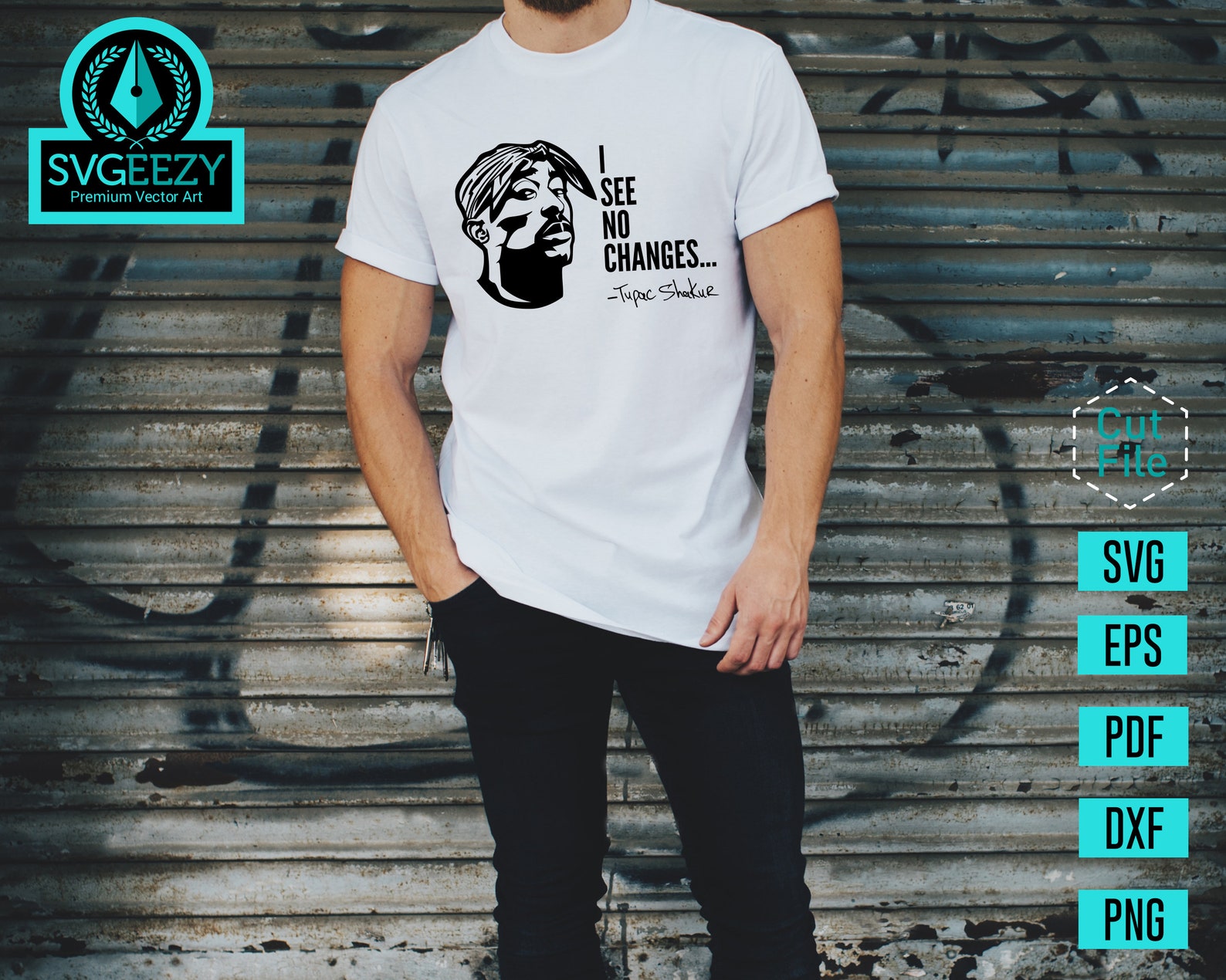 I See No Changes Tupac Tupac Tshirt West Coast Vibes Tupac | Etsy