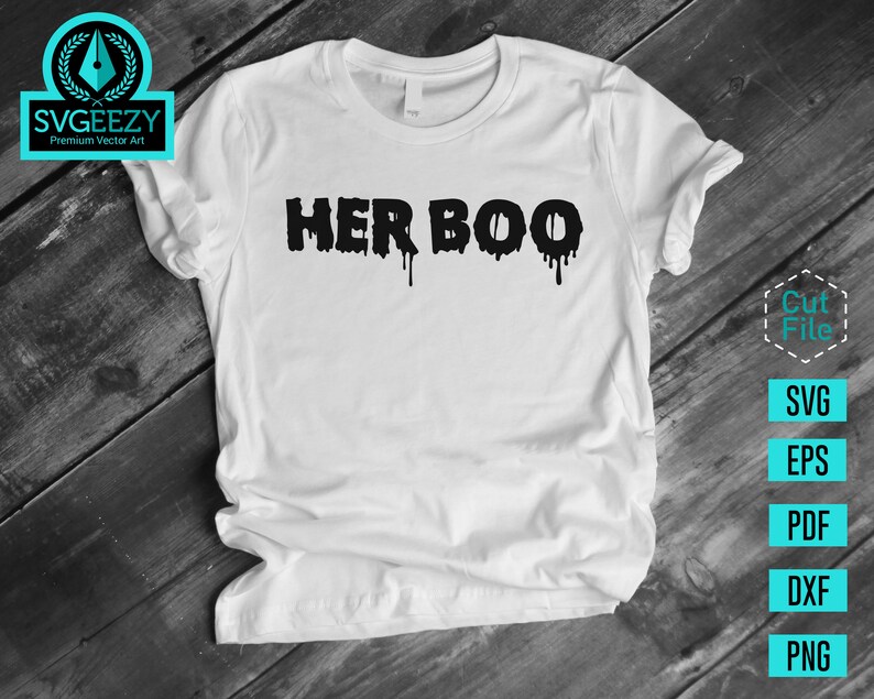 Her Boo Svg I'm Her Boo Svg Boo Svg Halloween Couples - Etsy