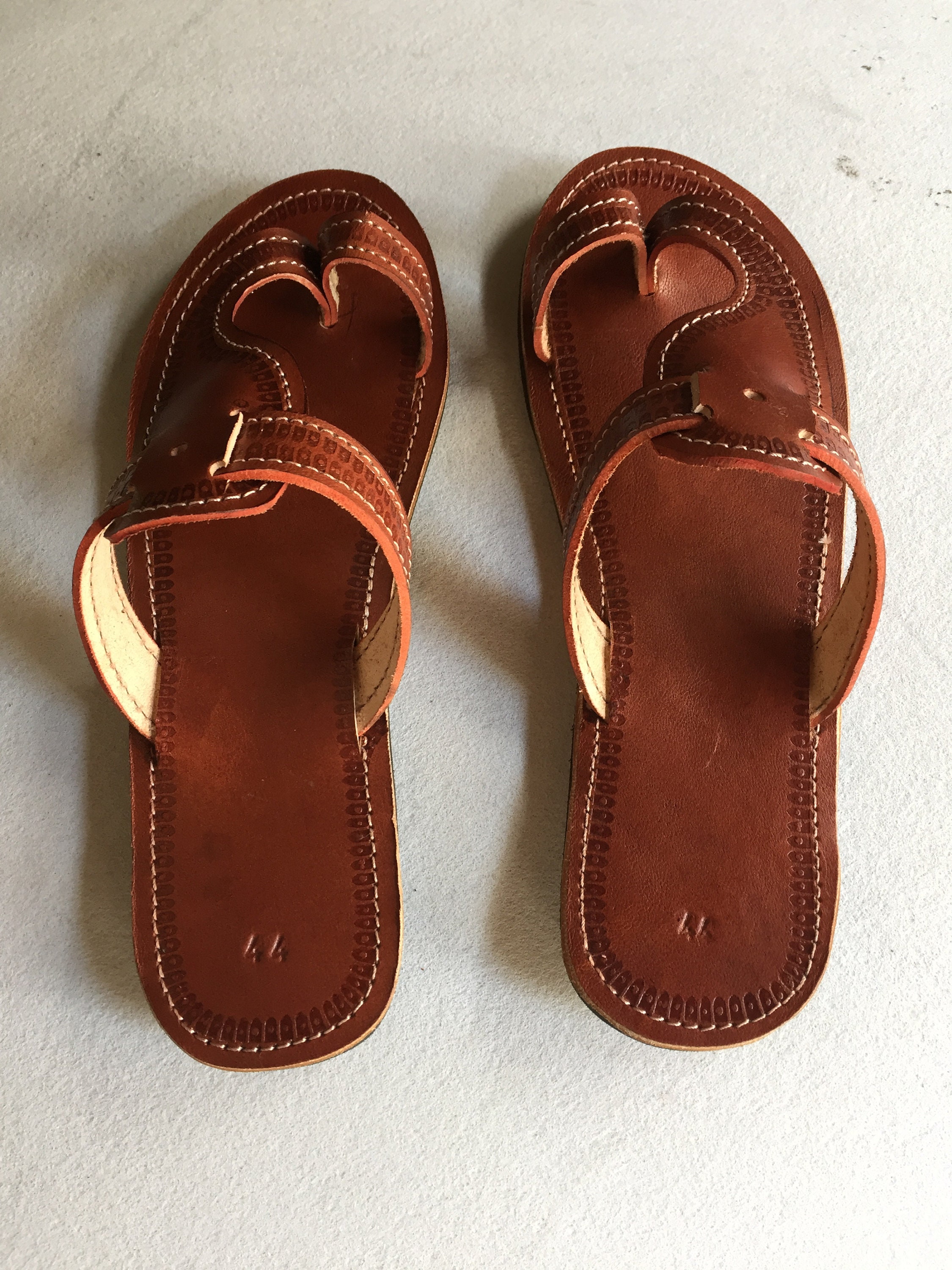 Genuine Leather Sandals for Men African Beaded Sandals - Etsy