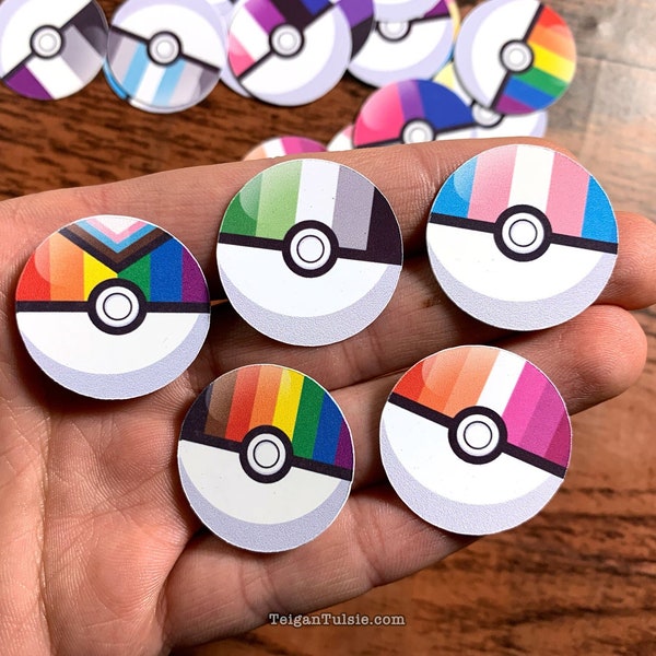 Pokeball Pride Flag - Etsy
