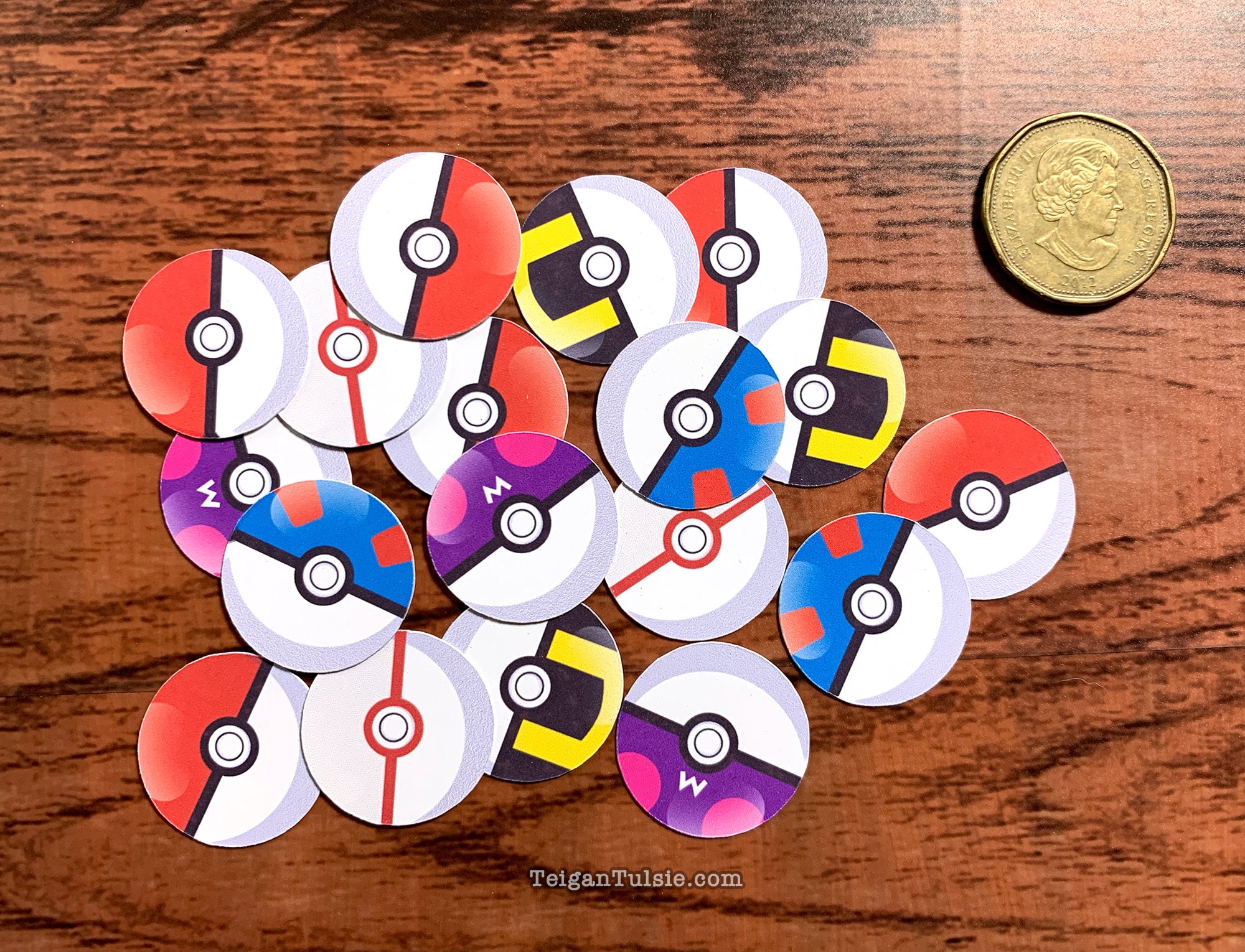 Tiny Pokeball Stickers Pokemon Fan Stickers Pokemon Pokeball - Etsy