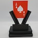 Engraved Poker Trophy - Royal Flush Spades, Game Night Award - Etsy