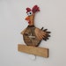 3D Swinging Pendulum Natural Color Wooden Chicken Clock - Etsy