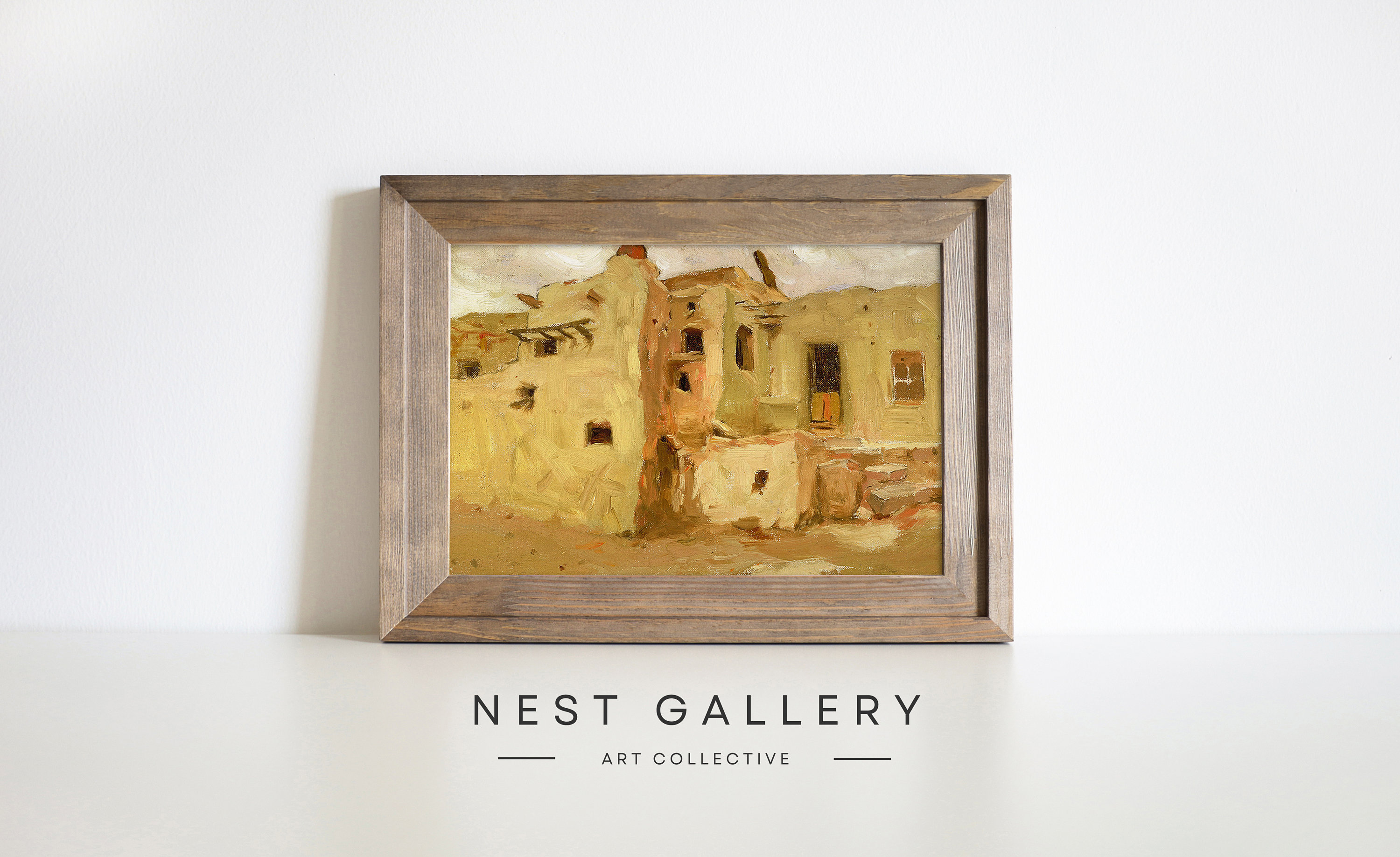 Pueblo Vintage Wall Art | Spanish Style Art Prints | Southwestern ...