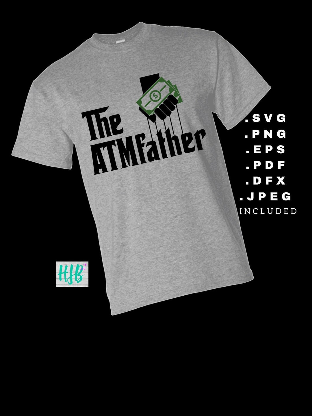 The Atmfather Digital File, ATM Father Cuttable Printable Image Bank of ...