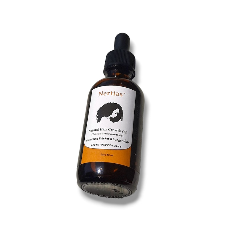 Natural Hair Growth Oil Hair Growth Serum for 1A-4C Type Hair Pre-poo ...