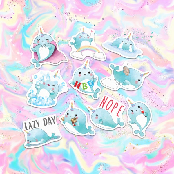 Kawaii Narwhal - Etsy
