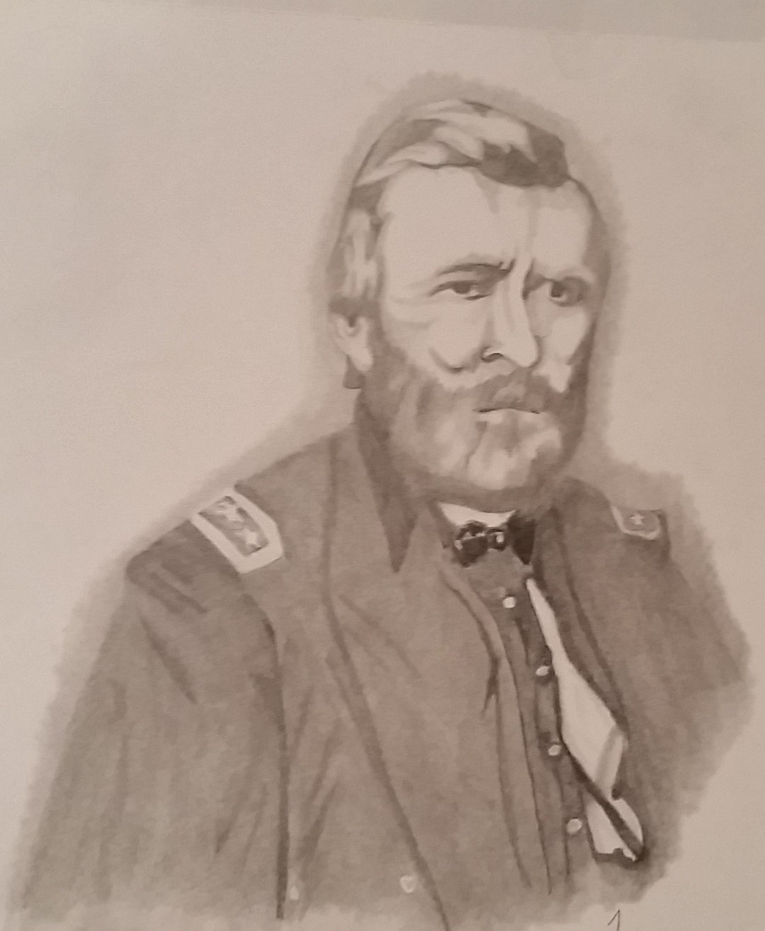 Civil War Soldier Drawing - Etsy