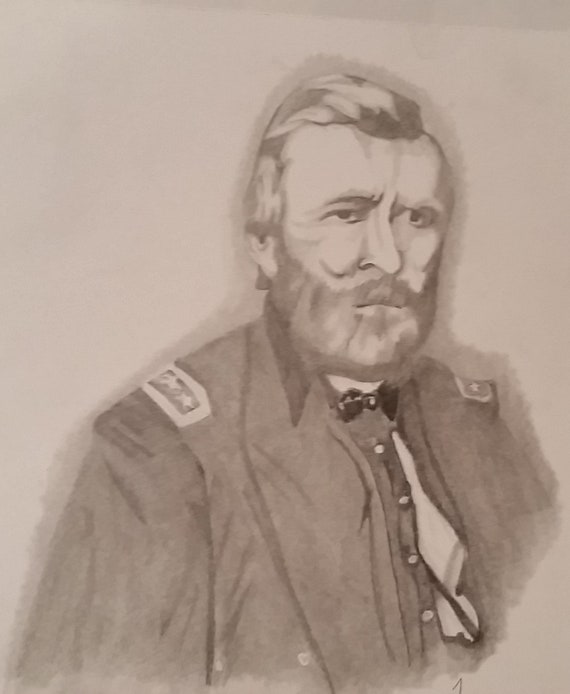 Civil War Soldier Drawing | Etsy
