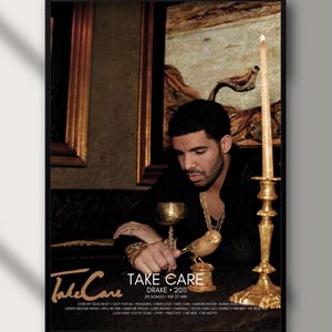 Drake- Take Care Album Cover Poster - Digital Download - Etsy