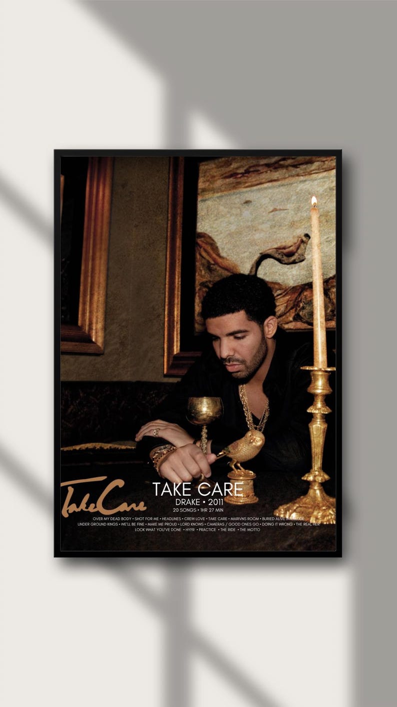Drake- Take Care Album Cover Poster - Digital Download - Etsy