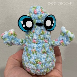 Derpy Desk Frog Crochet Pattern Crochet Frog Pattern Mini Crochet ...