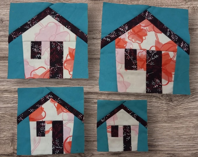Wonky House Foundation Paper Piecing Pattern PDF - Etsy Canada