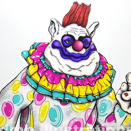 Killer Klowns From Outer Space Shorty Stand-up or Print - Etsy