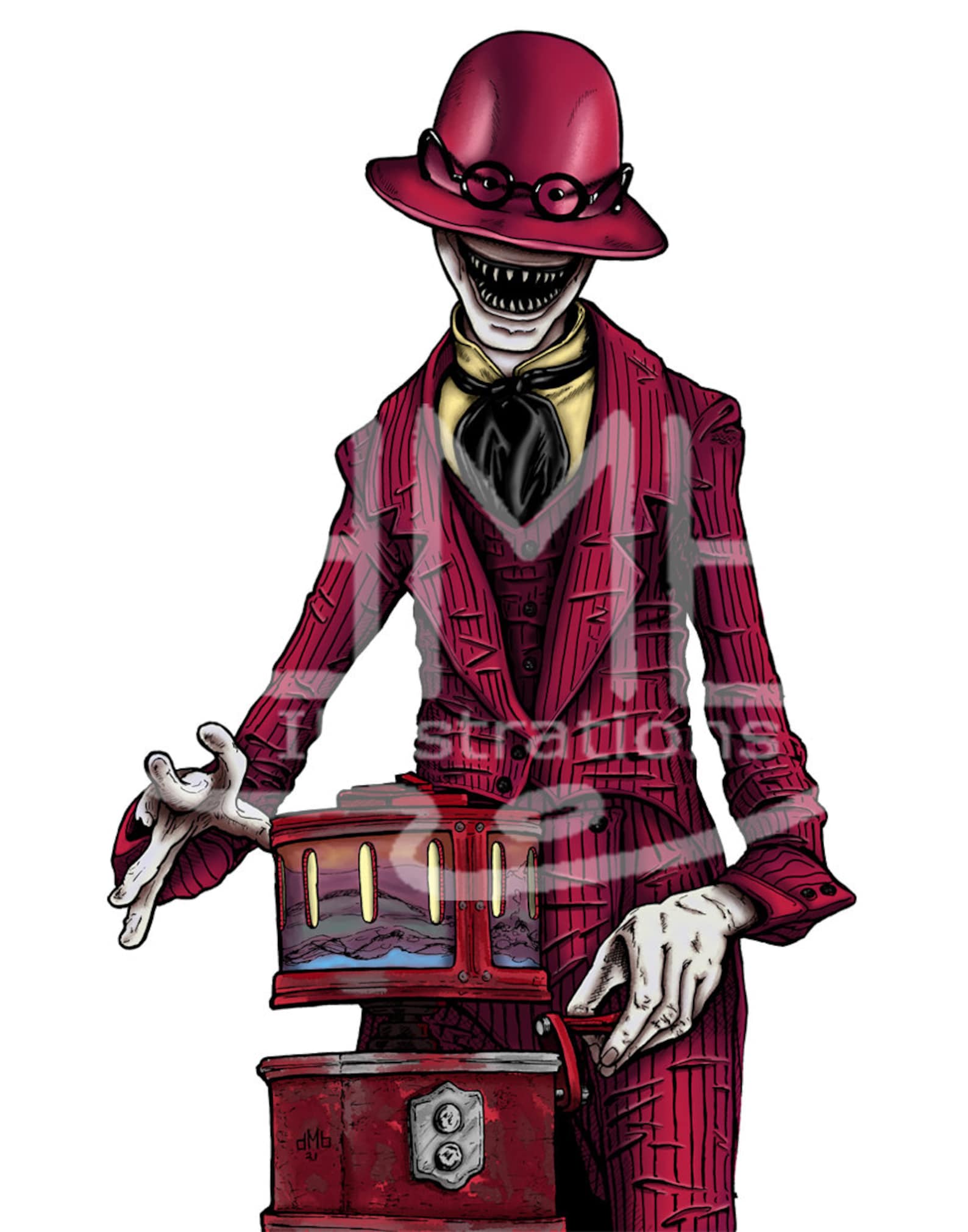 The Crooked Man from the Conjuring 2 Stand-up or Print | Etsy