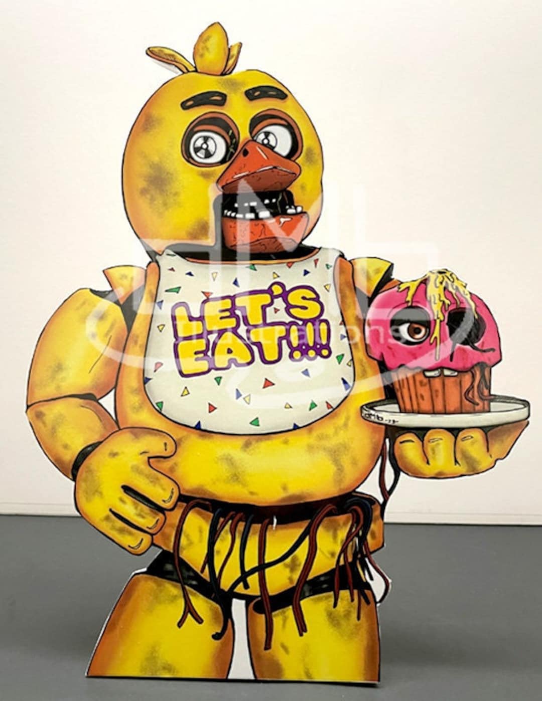 FNAF Chicka Stand-up or Print - Etsy