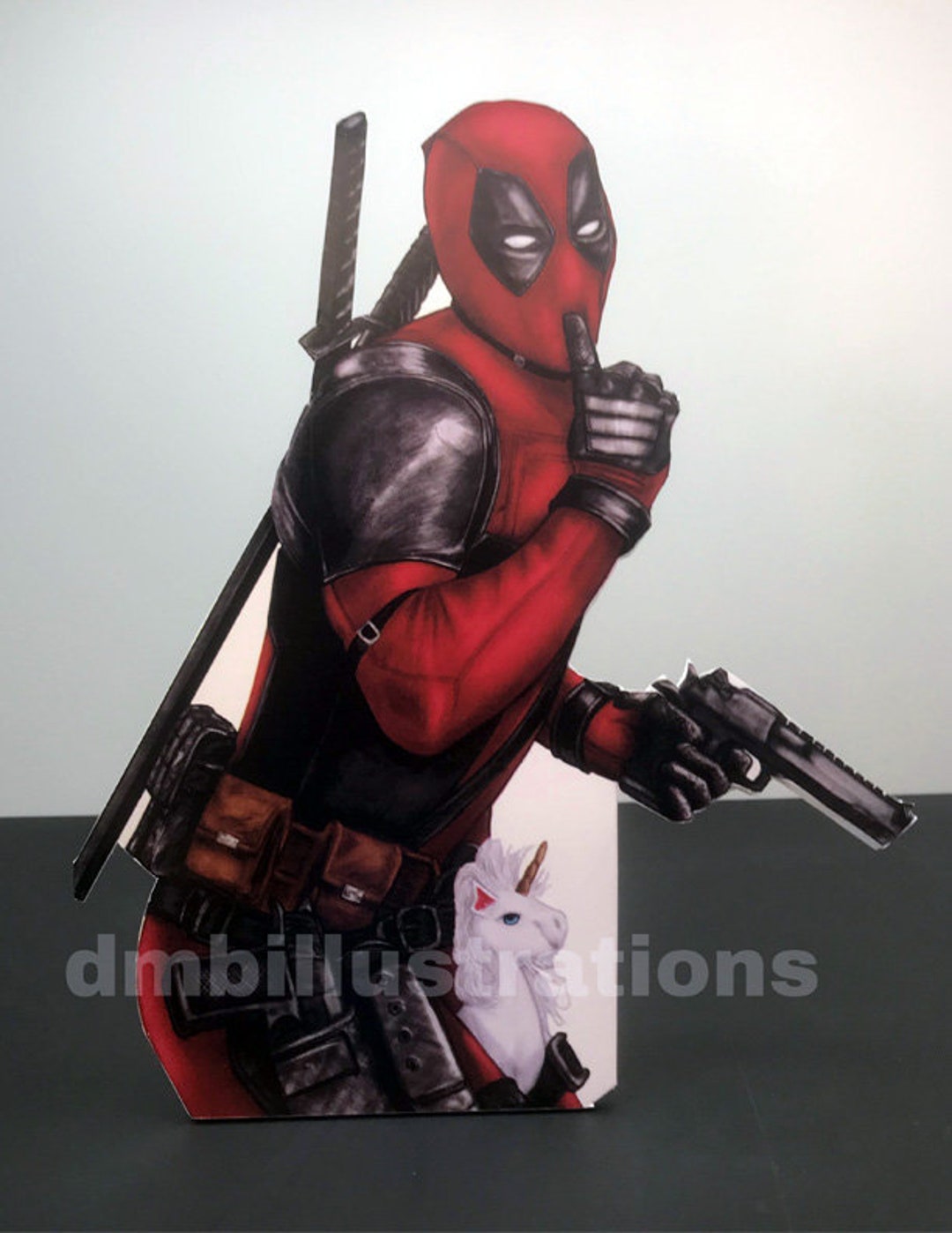 Deadpool Stand-up or Print - Etsy