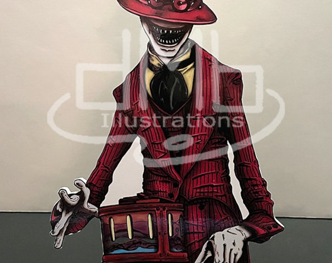 The Crooked Man Horror Movie Art 12in X 18in Acrylic Painting on Canvas ...