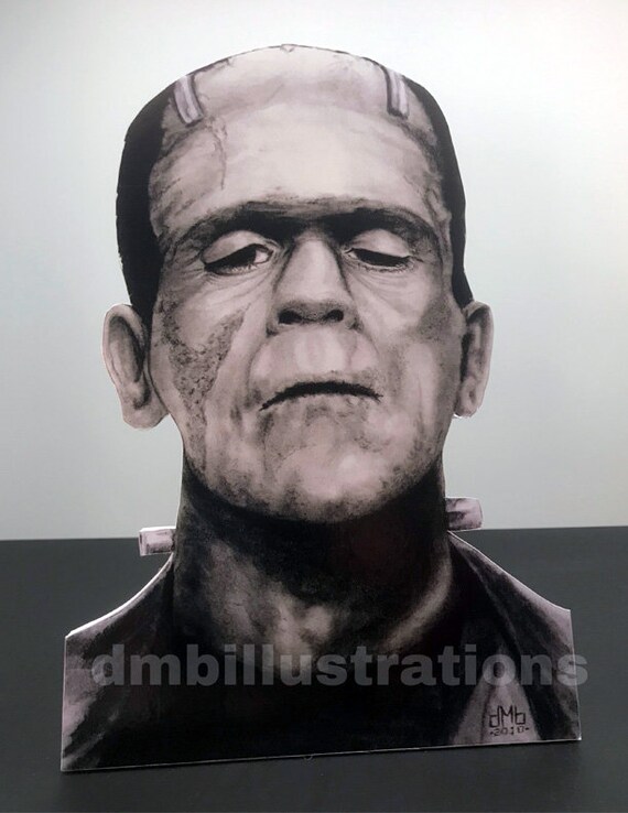 Frankenstein Monster Stand-up or Print | Etsy