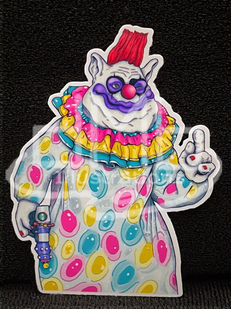 Killer Klowns Waterproof & Weatherproof Vinyl Stickers - Set or ...