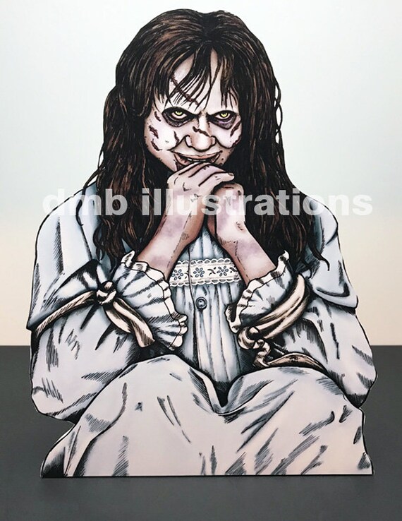 The Exorcist Regan Macneil Stand-up or Print - Etsy