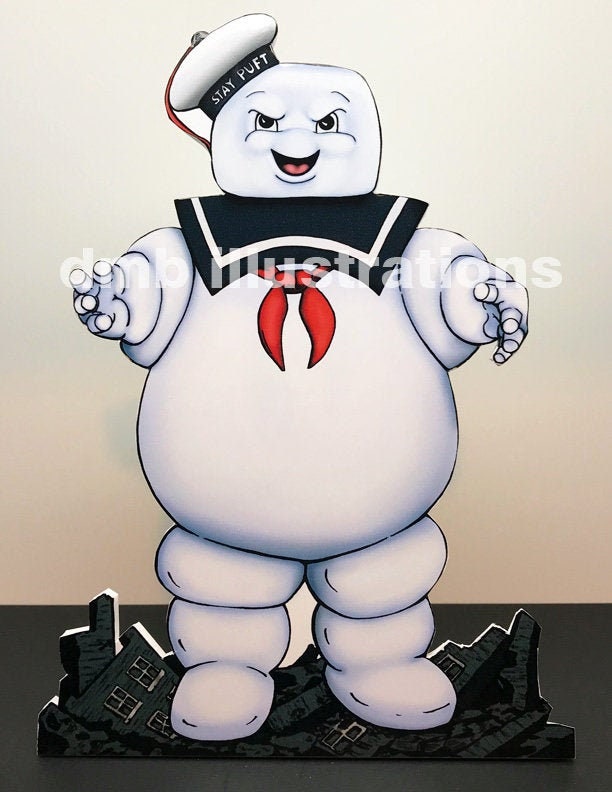 Ghostbusters Stay Puft Marshmallow Man Stand-up or Print - Etsy