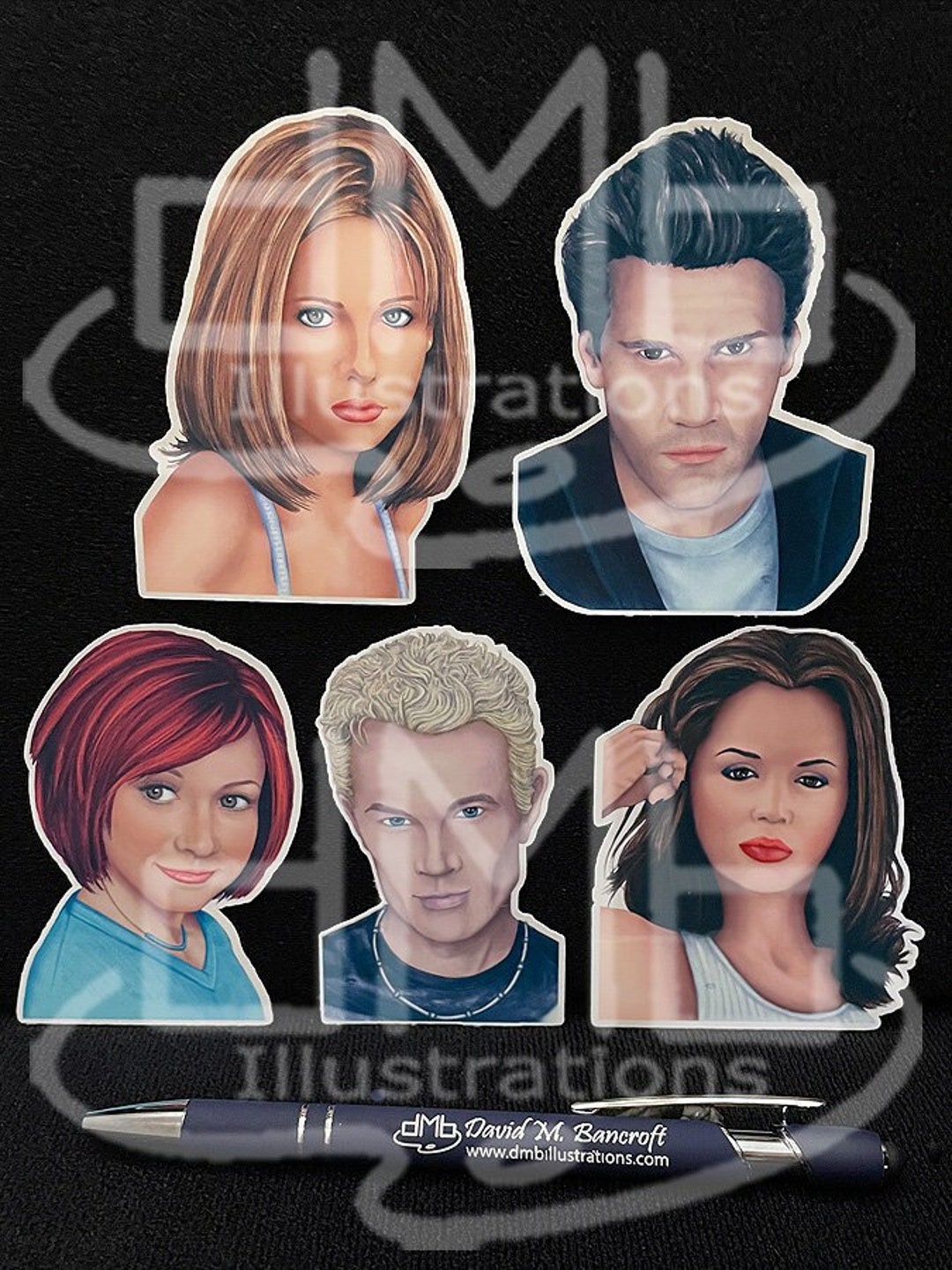 Buffy the Vampire Slayer Waterproof & Weatherproof Stickers - Set or ...