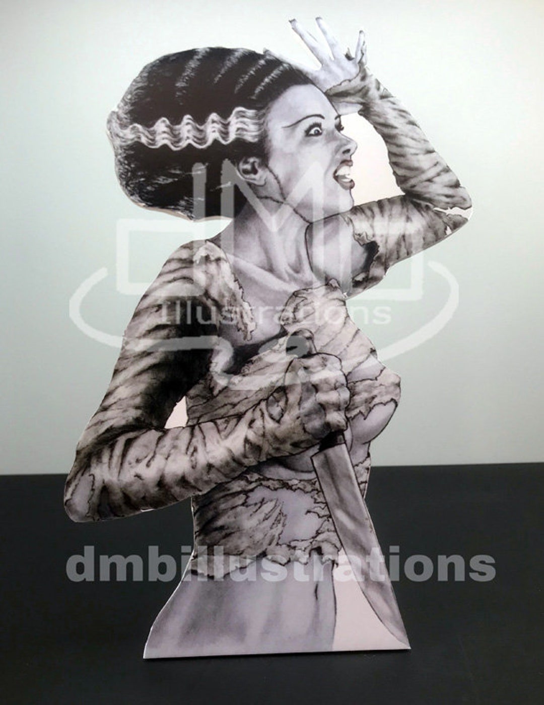 Bride of Frankenstein Stand-up or Print - Etsy