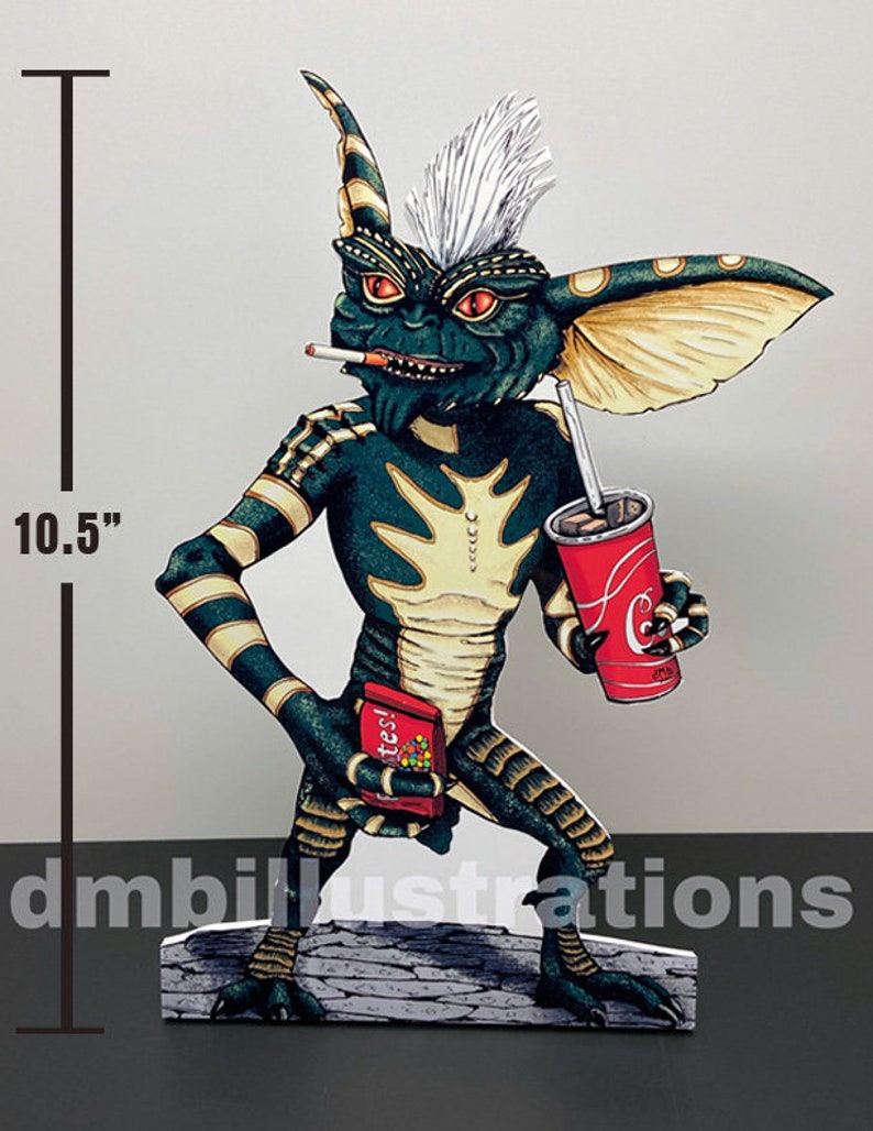 Gremlins Stripe Stand-up or Print - Etsy