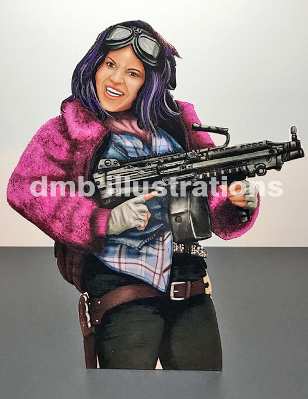 Princess the Walking Dead Stand-up or Print - Etsy