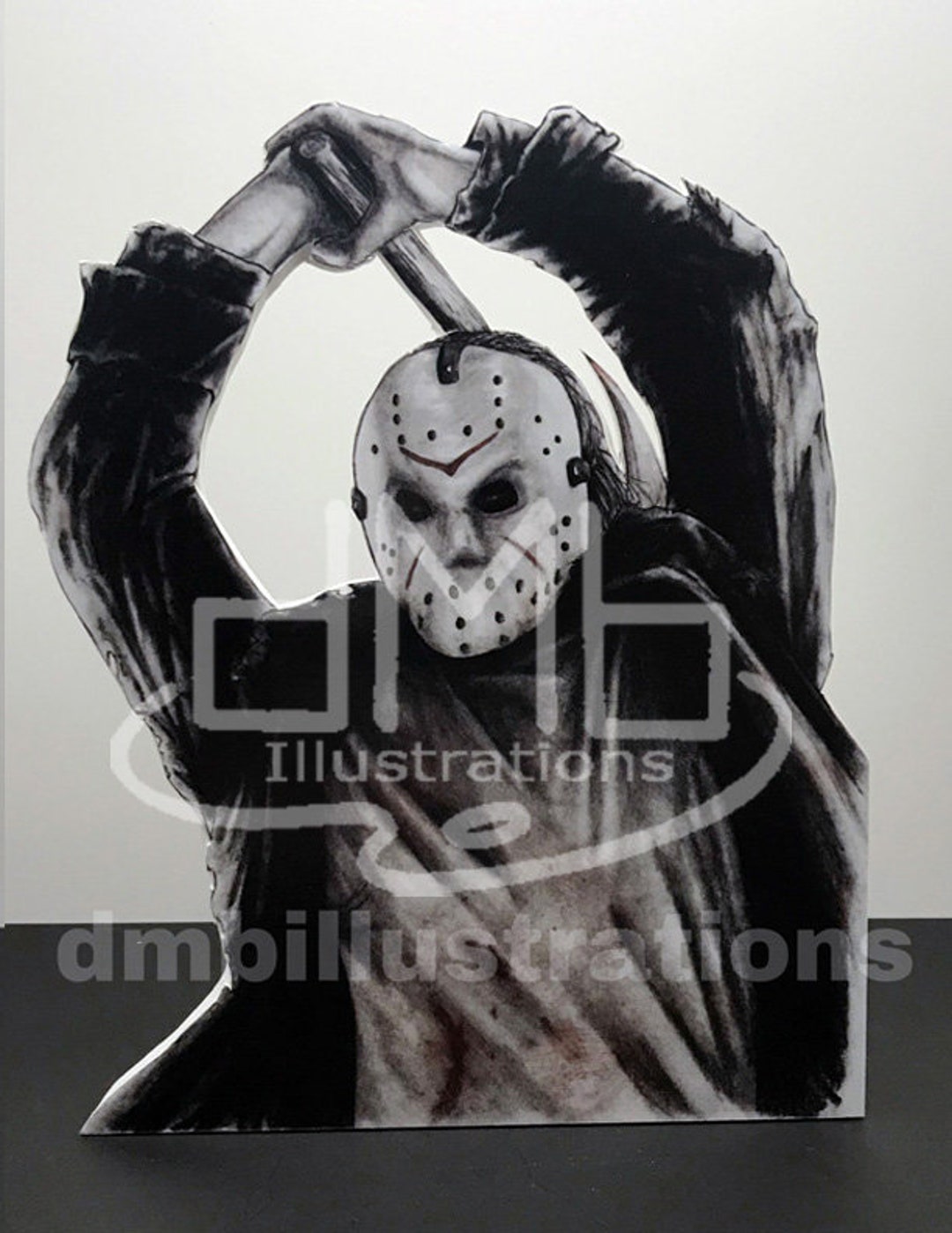 Jason Voorhees Stand-up or Print - Etsy